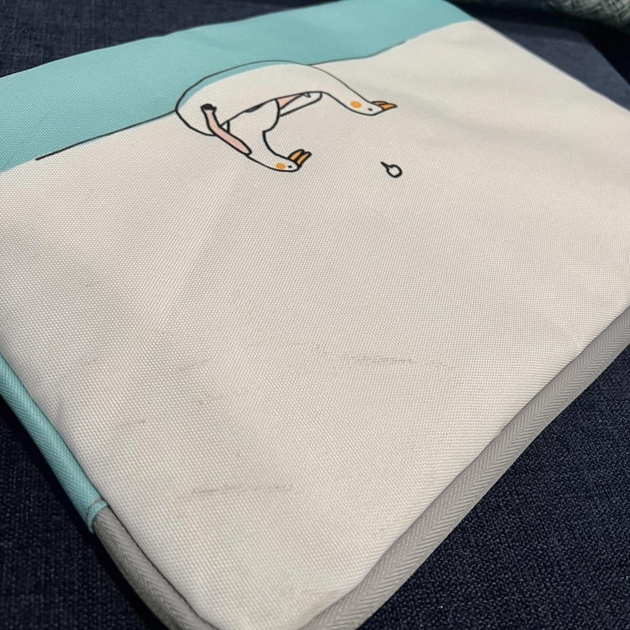 [FREEBIES INCLUDED] Cute duck laptop case, can fit... - Depop