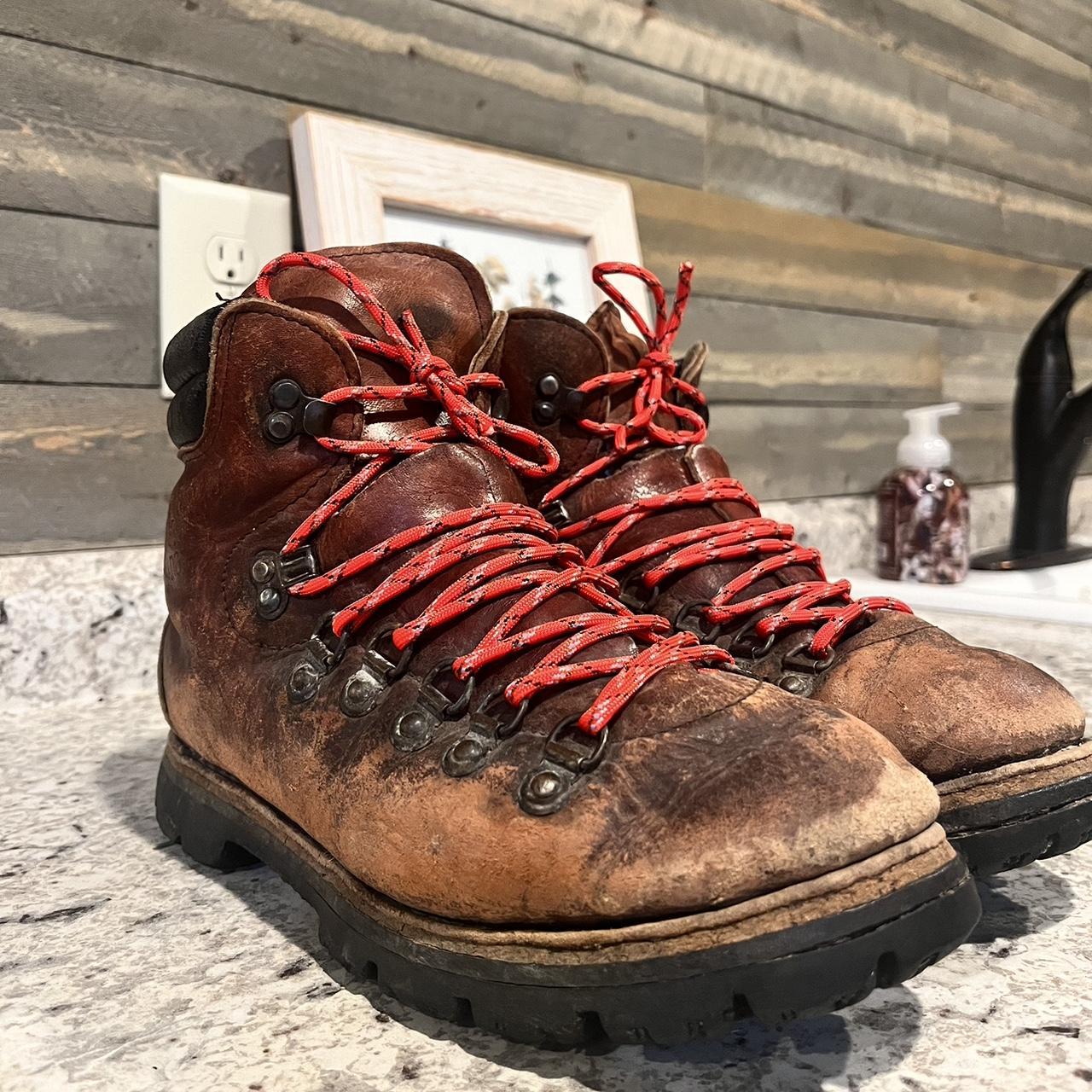 Vintage Colorado Hiking Boots Size 9.5 Well worn... - Depop