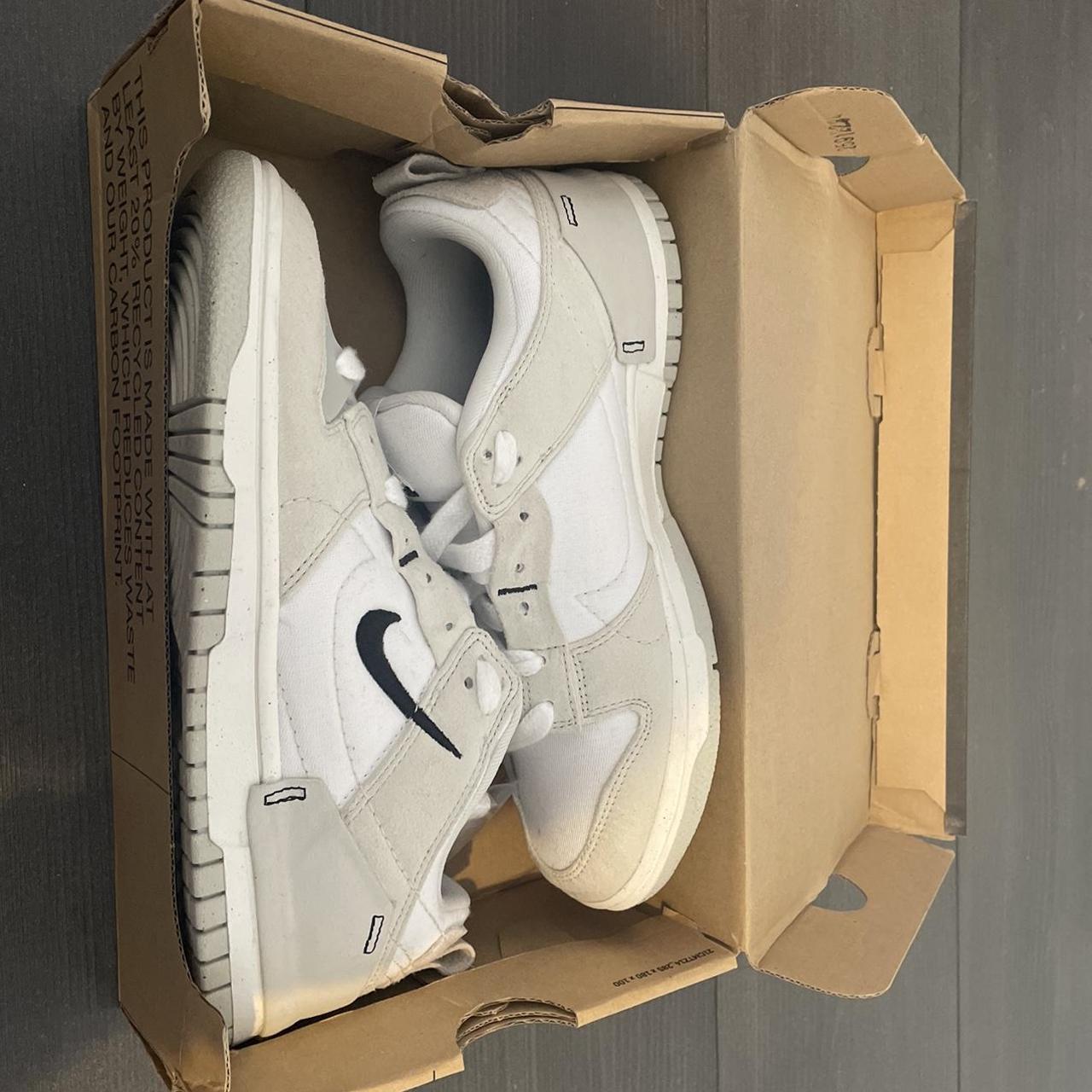 **authentic** nike distrupt dunks 2 (ivory) - worn... - Depop