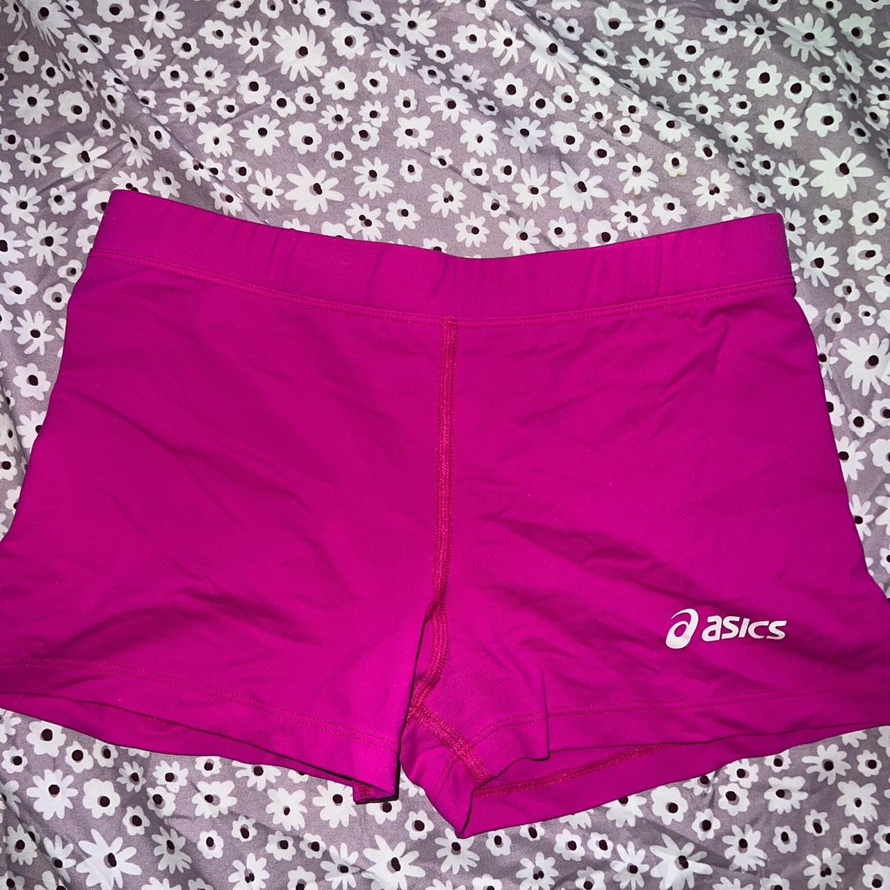Asics pink spandex for track and field/ size S - Depop