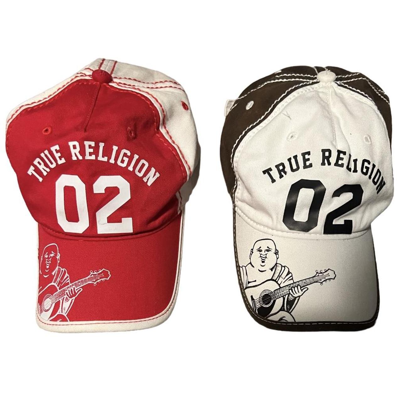 RARE TRUE RELIGION BASEBALL CAPS #rare #sematary... - Depop