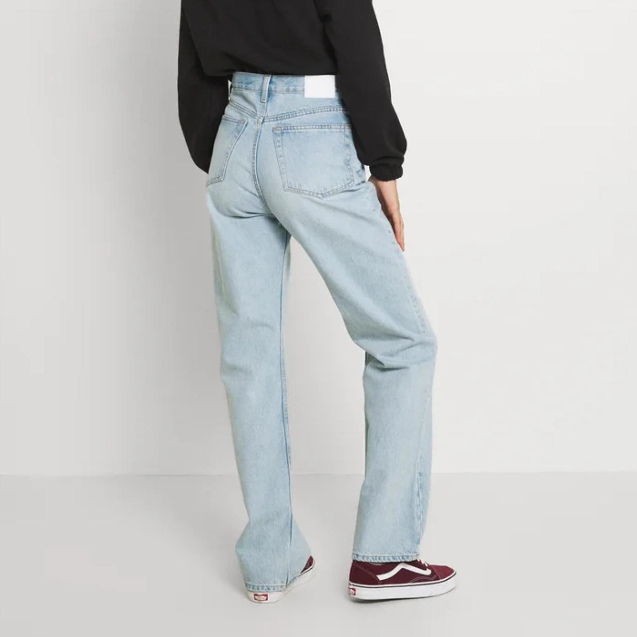 Weekday TWIN TROUSERS straight leg and mid waist... - Depop