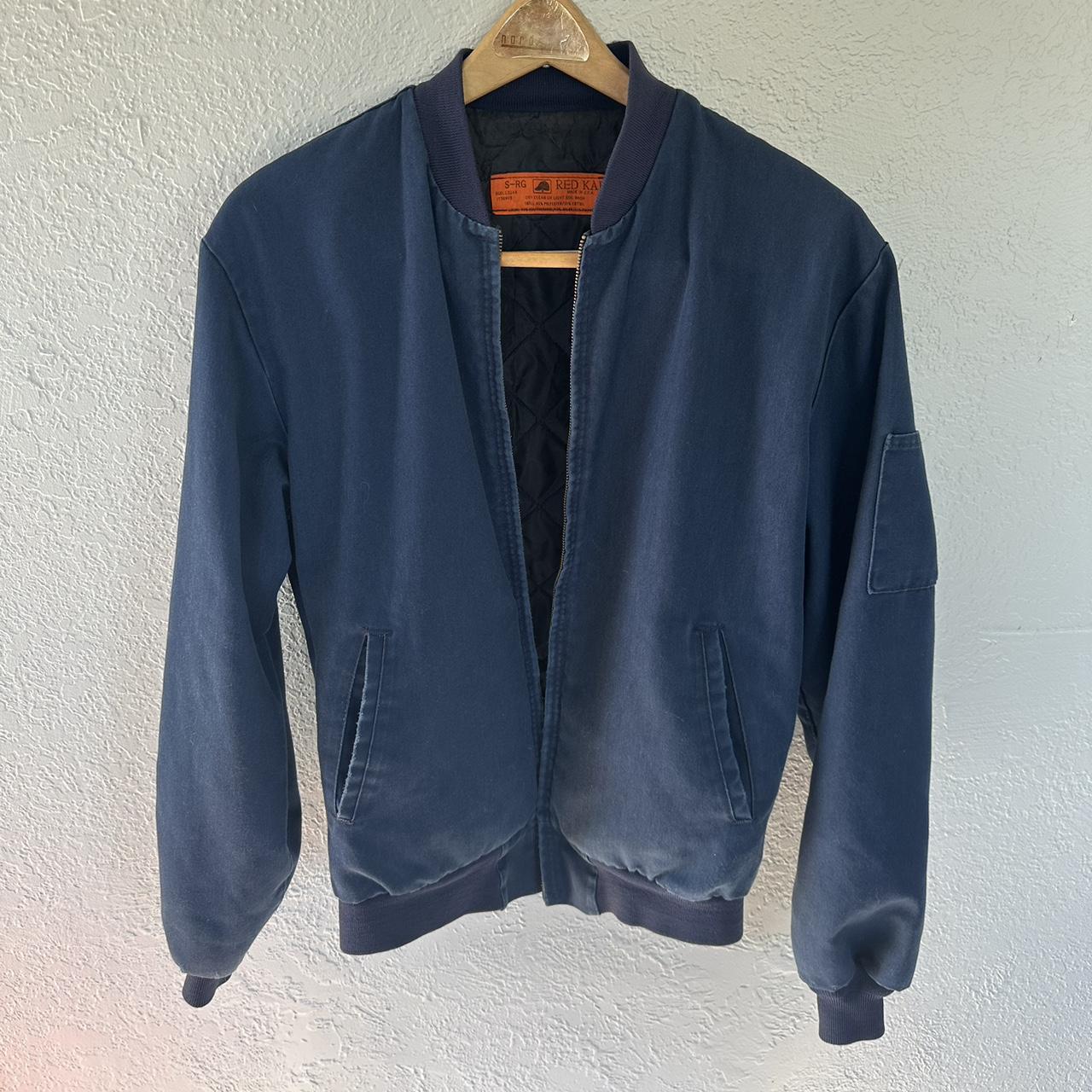 size large red kap workwear jacket carhartt style,... - Depop