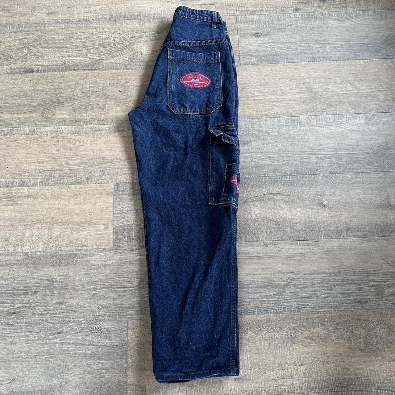 Jnco Style Wake Baggy Jeans Waist 28/29 - Depop