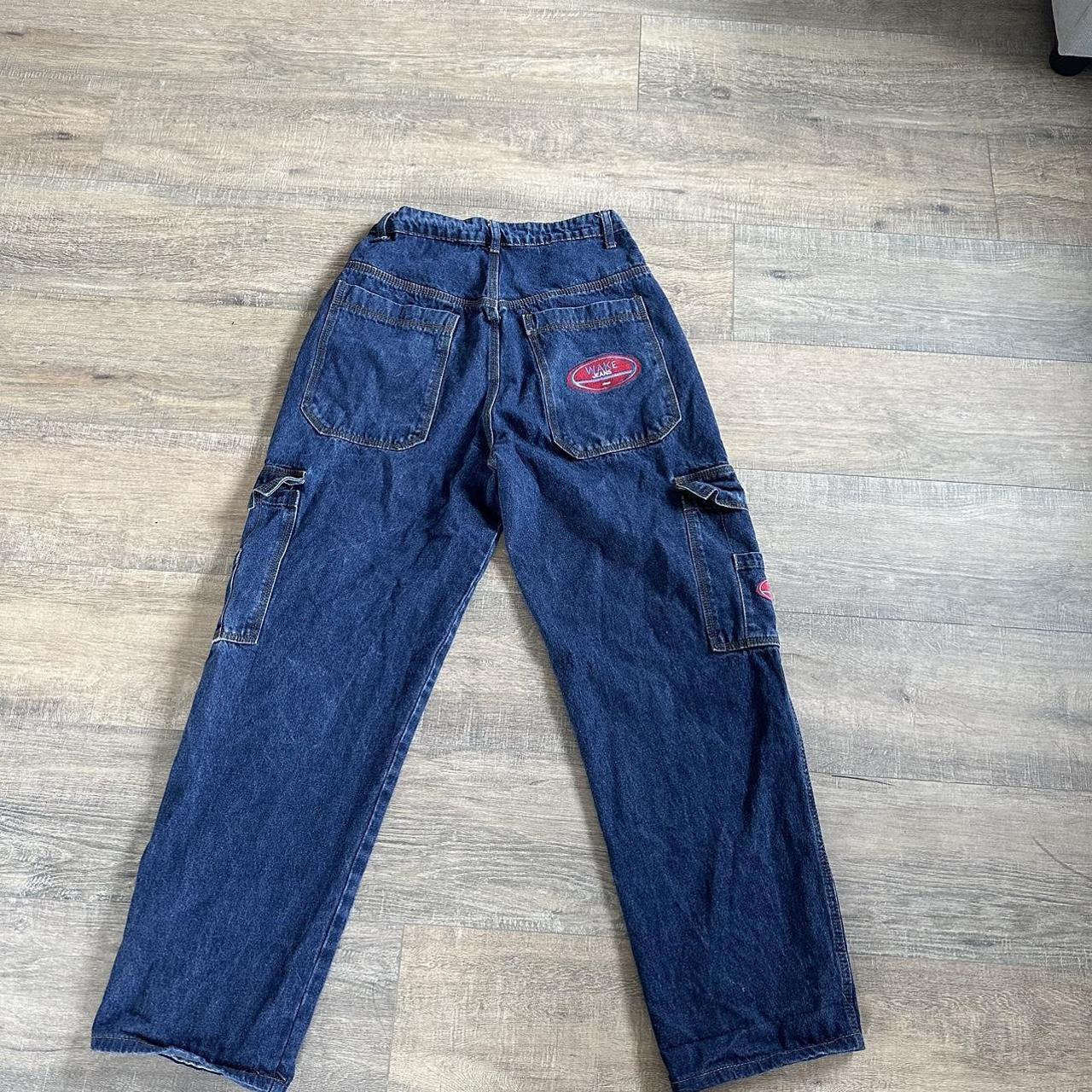 Jnco Style Wake Baggy Jeans Waist 28/29 - Depop
