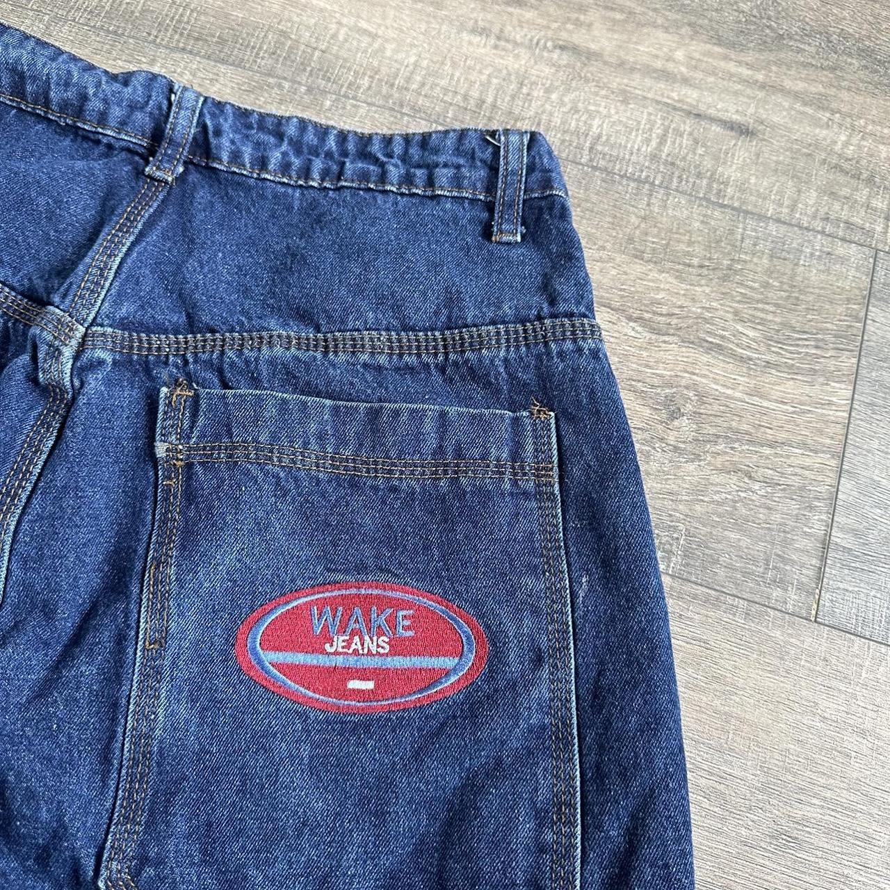 Jnco Style Wake Baggy Jeans Waist 28/29 - Depop