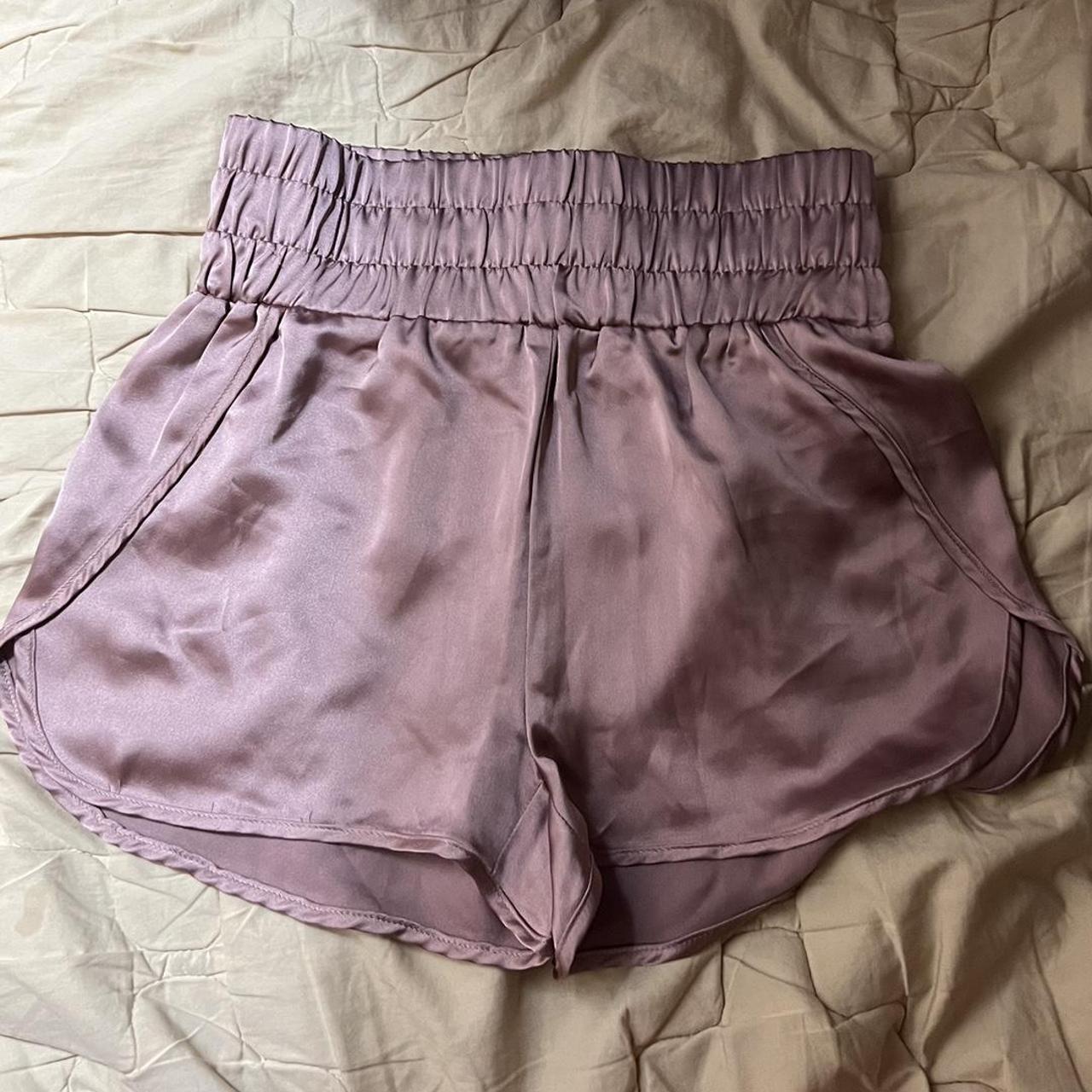 silky shorts - Depop