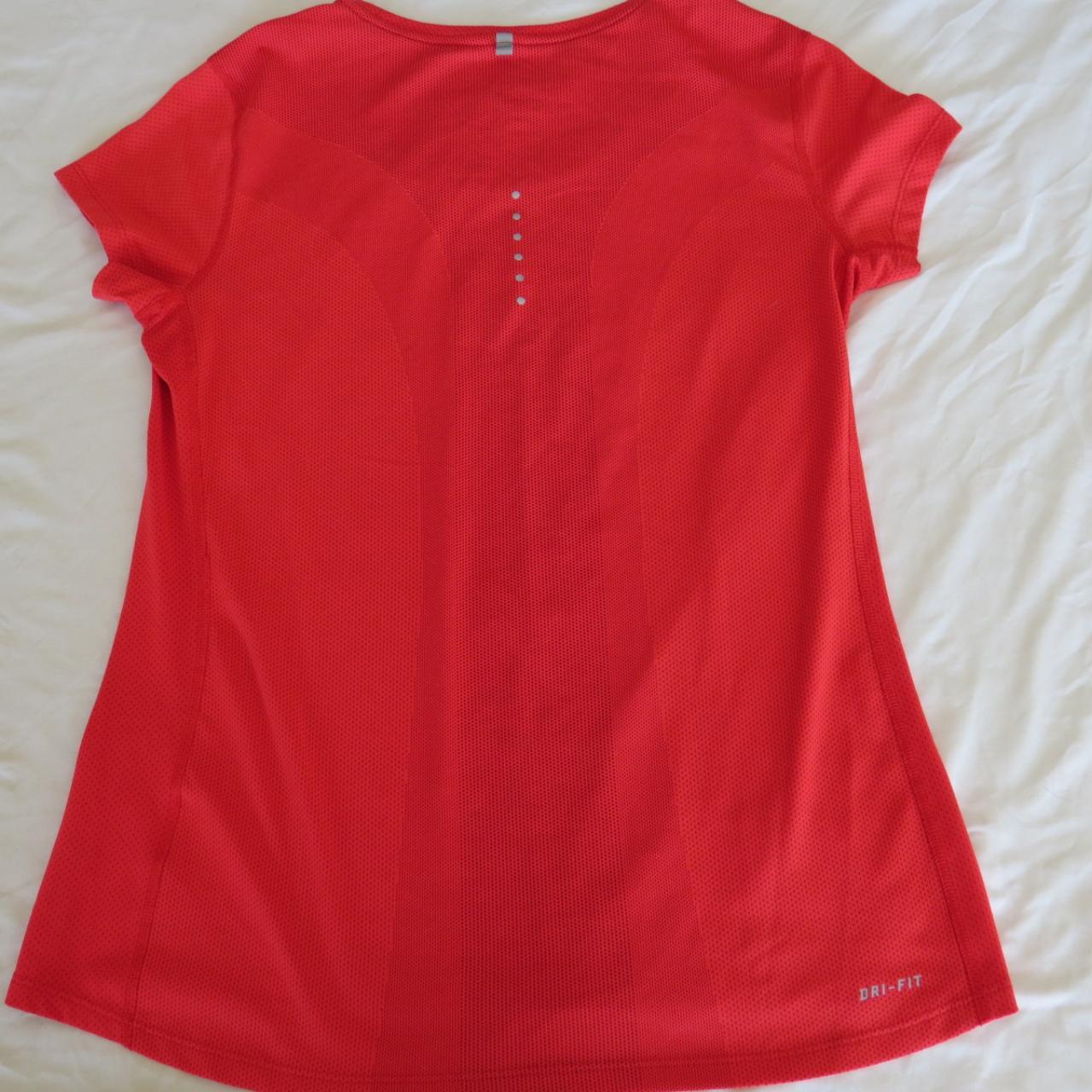 Nike Dri-Fit Red Running Shirt Size Medium Very good... - Depop