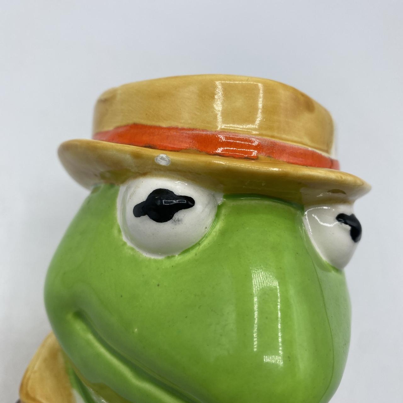 1970s Kermit The Frog Muppet News Reporter Mug 4.5”... | Depop