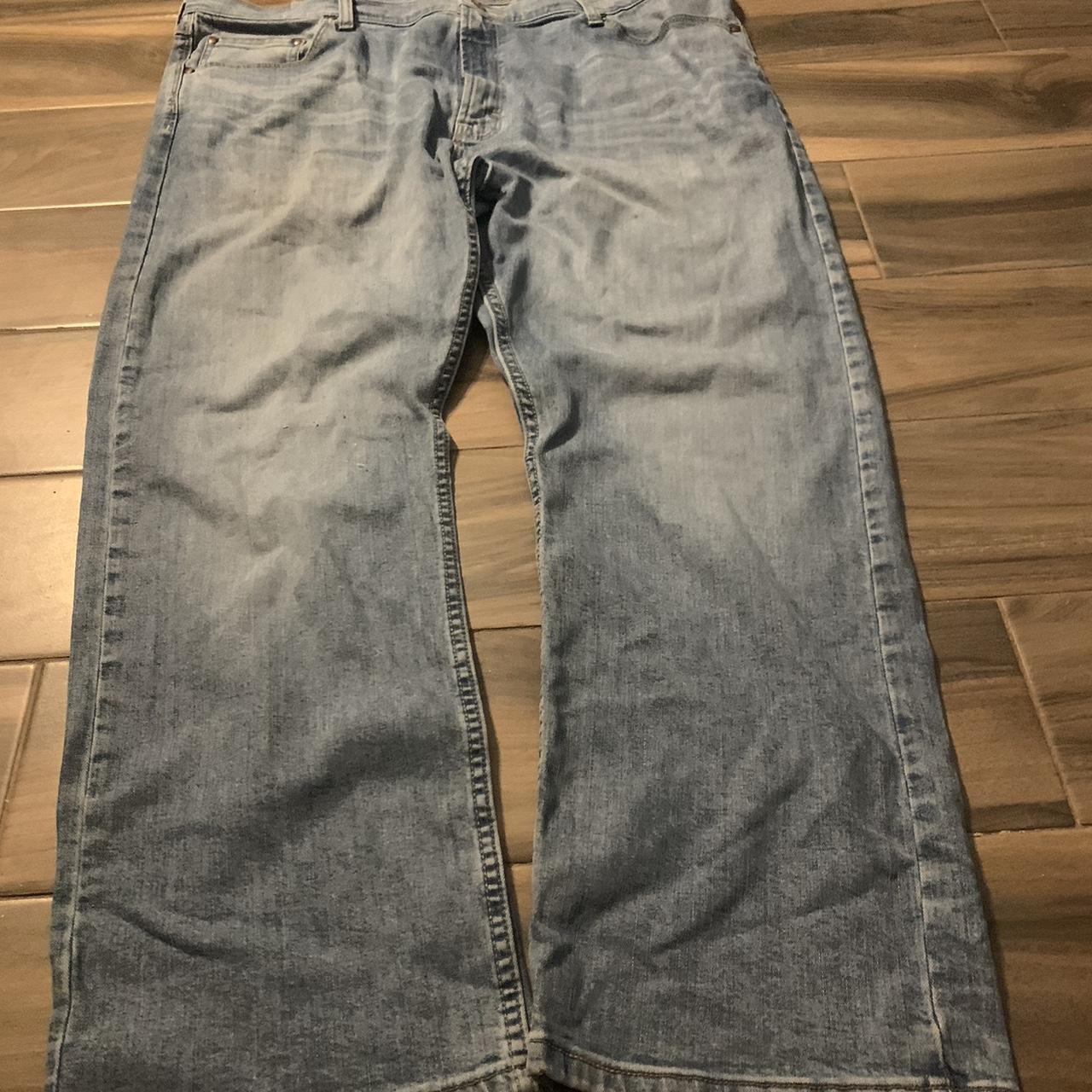 Jnco type fit Wrangler jeans 42/30 - Depop