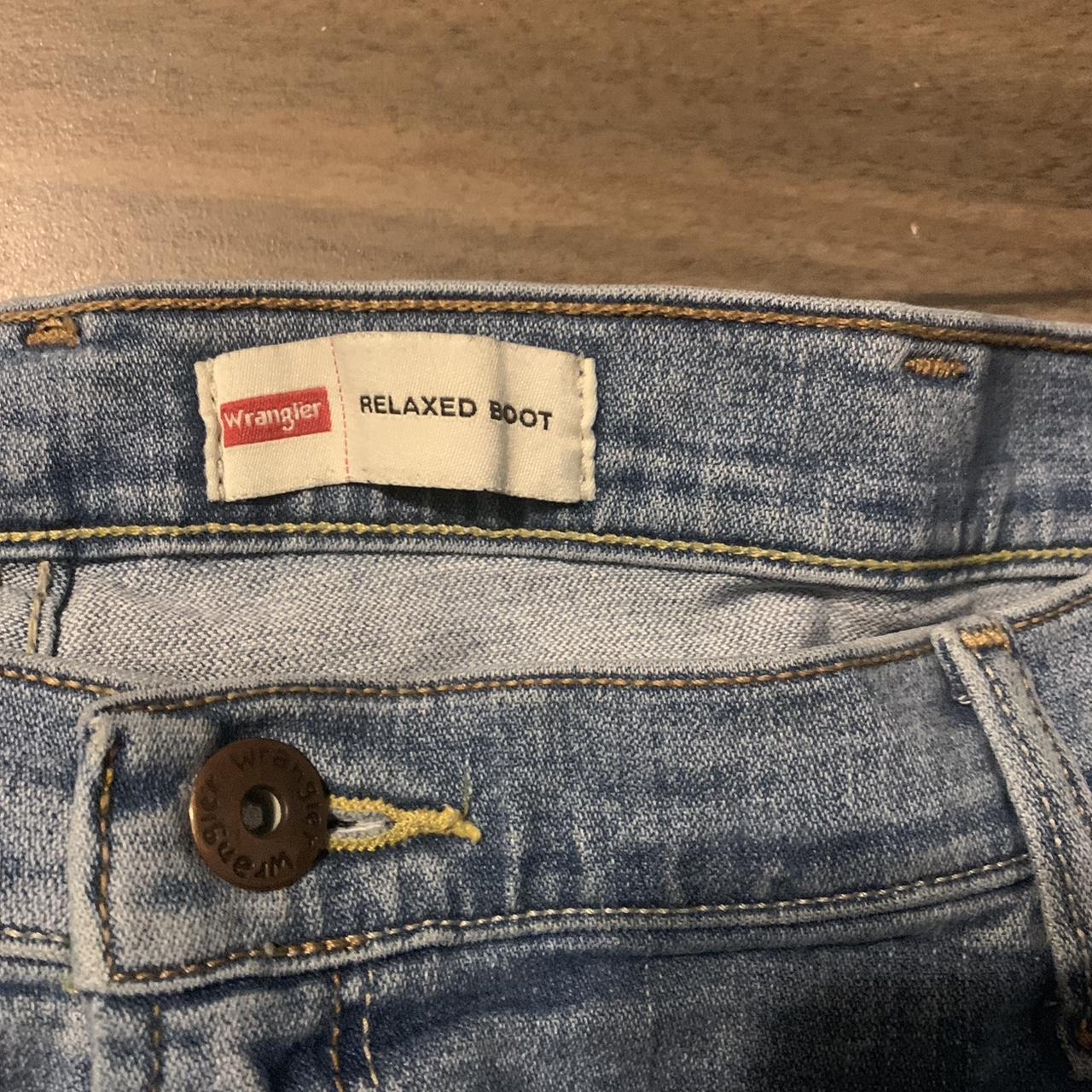 Jnco type fit Wrangler jeans 42/30 - Depop
