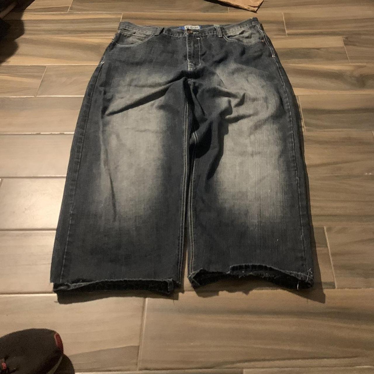 Jnco fit jeans Pj mark 40/30 wide legged jeans Y2K - Depop