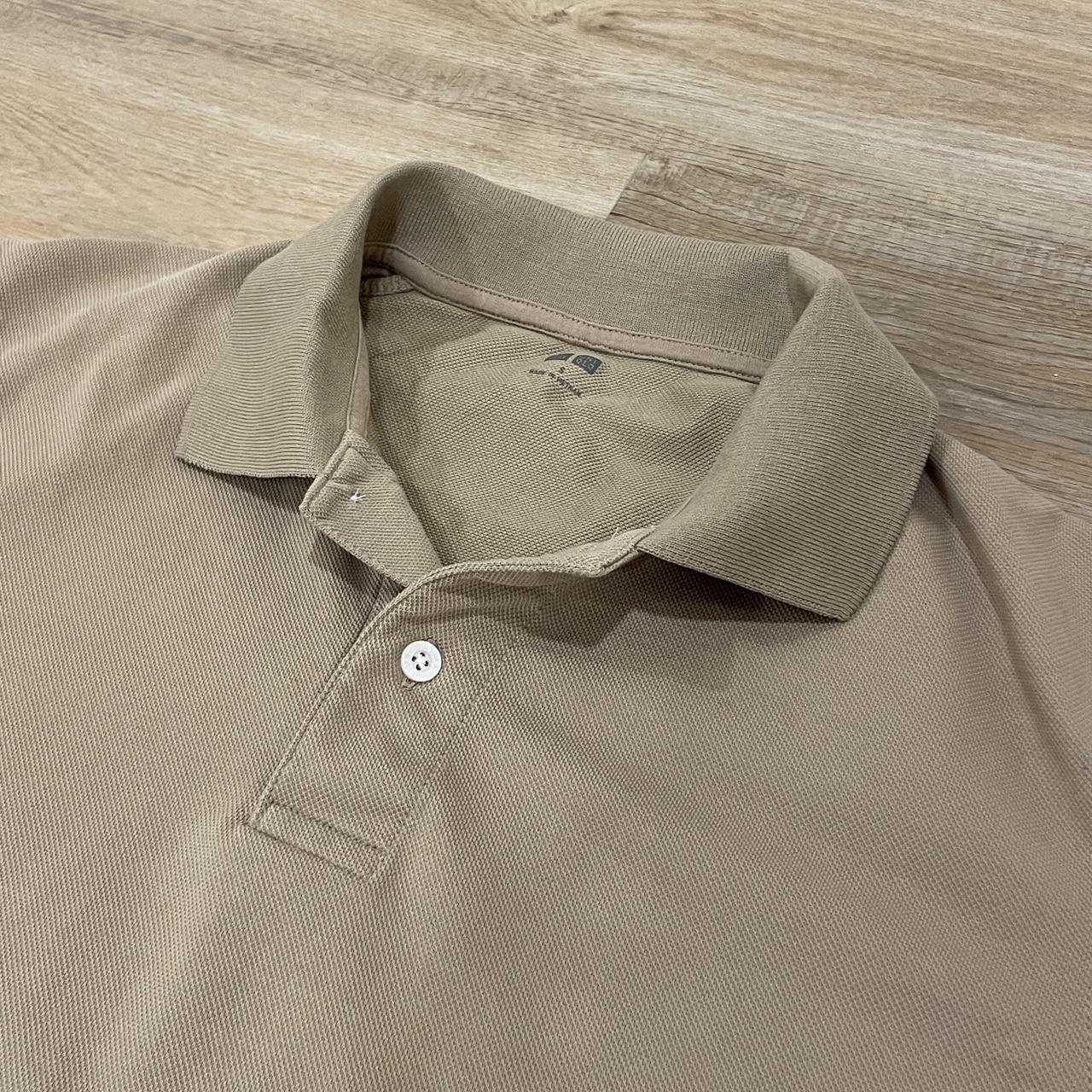 UNIQLO Men's Brown and Tan Polo-shirts | Depop