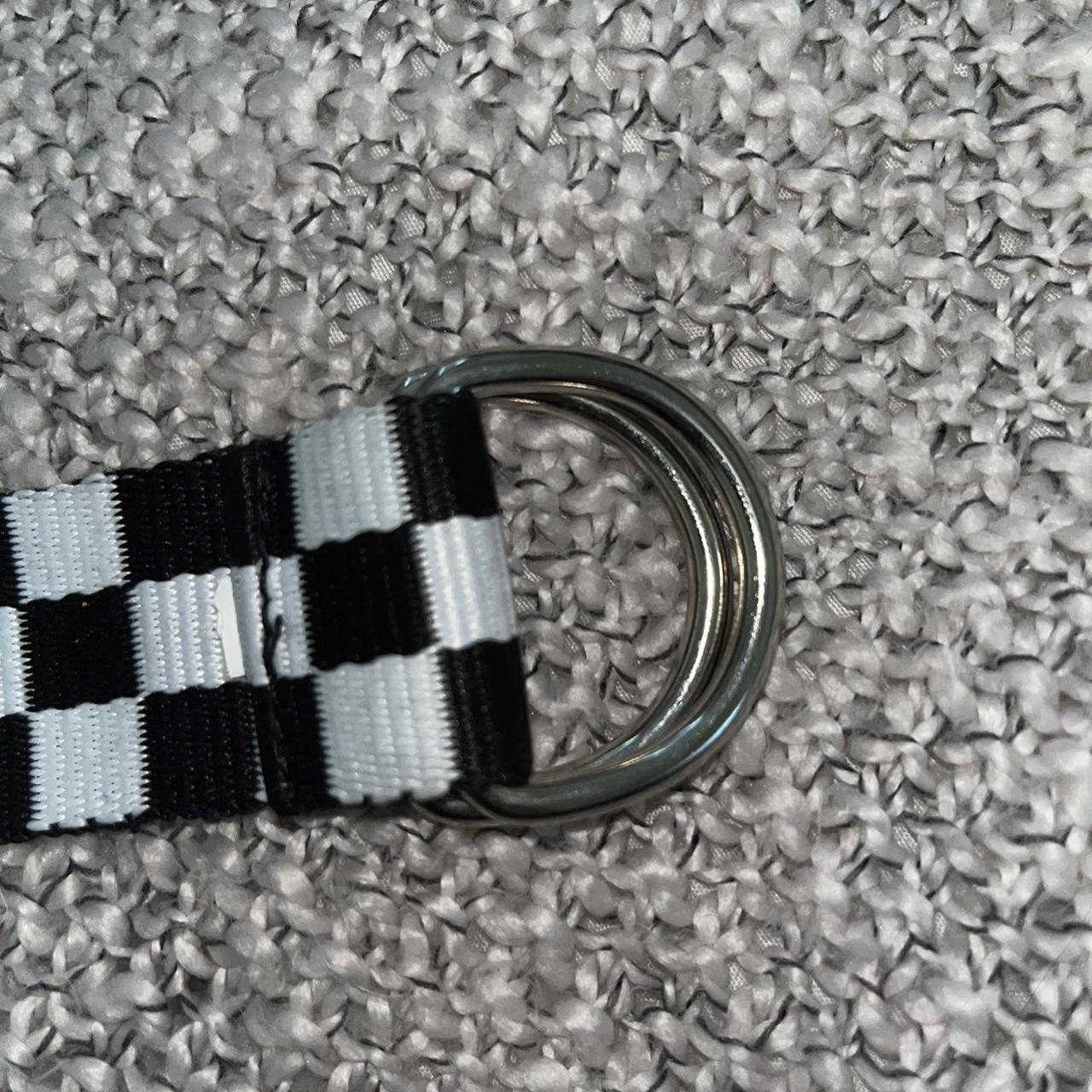 B&W Checkerboard Belt. Fits size medium/large. Never... - Depop