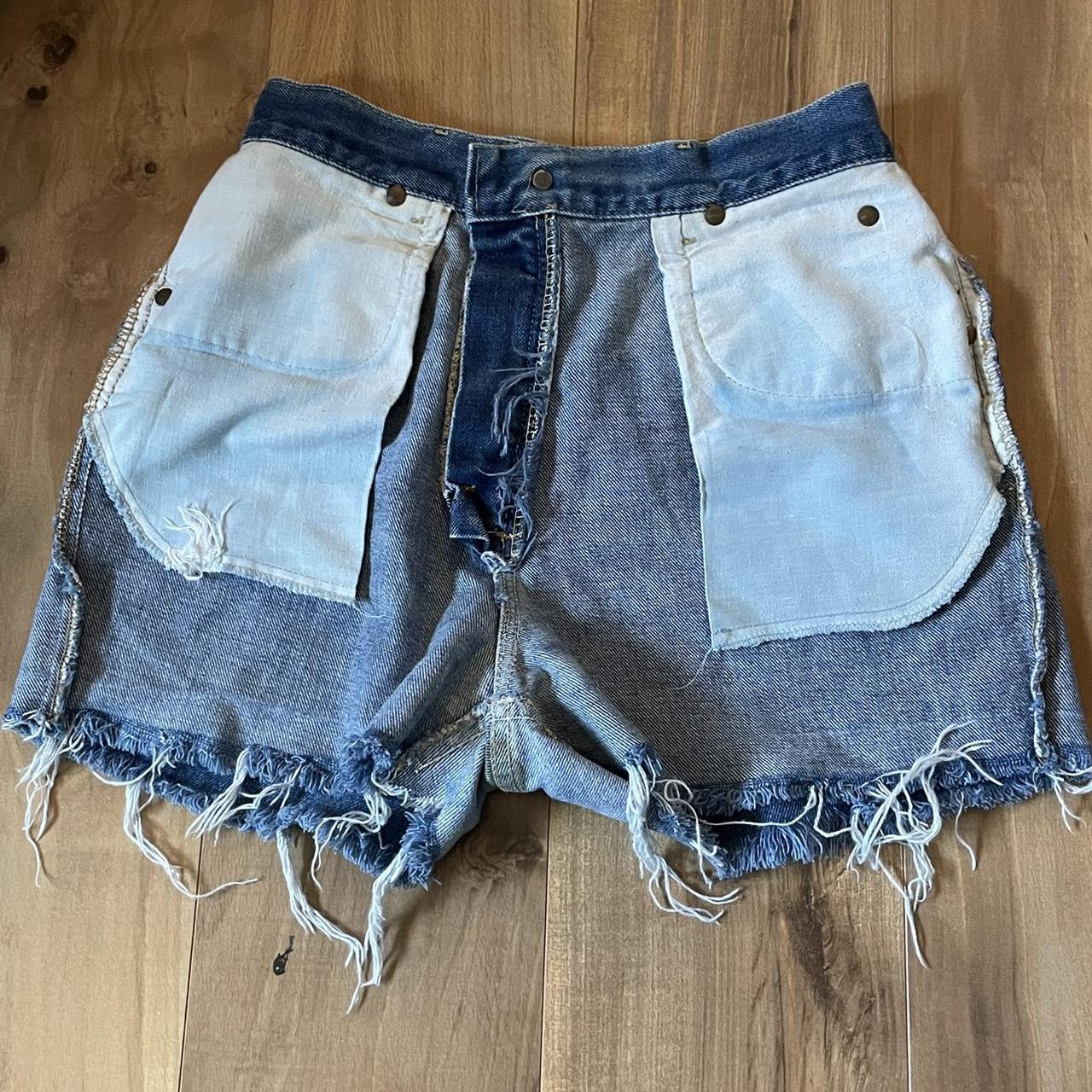 Lee high waist cutoff denim shorts fits a women’s... - Depop