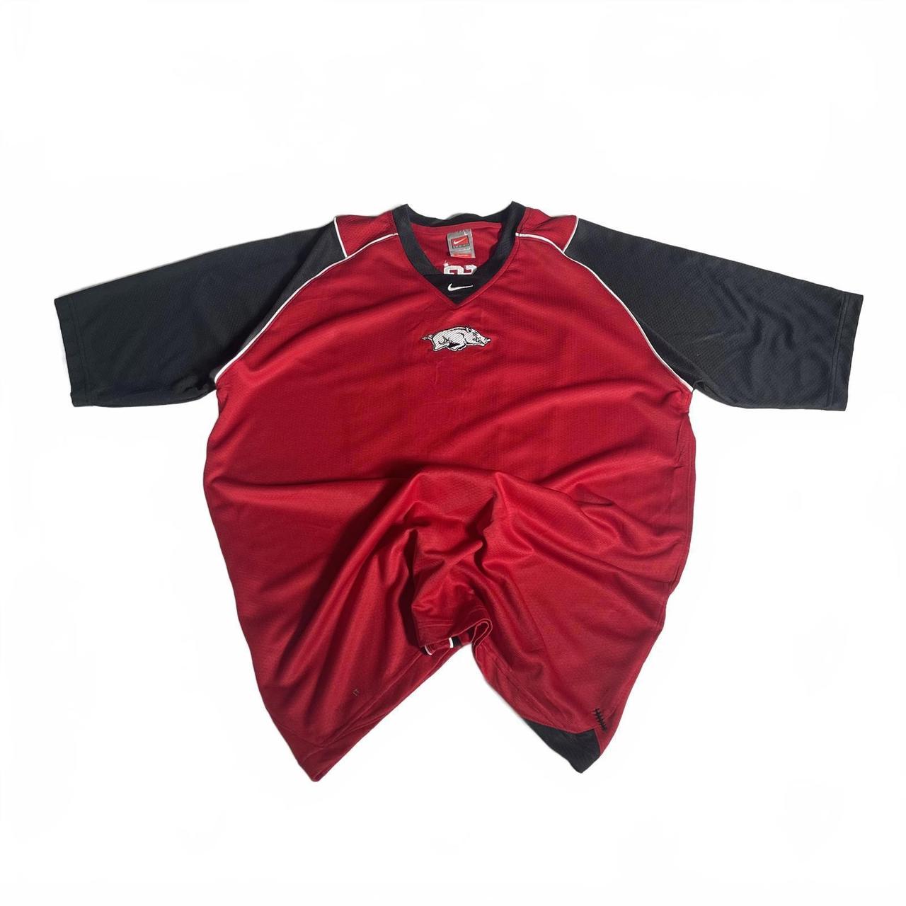 Nike Arkansas Razorbacks Jersey - Red/Black - Great... | Depop