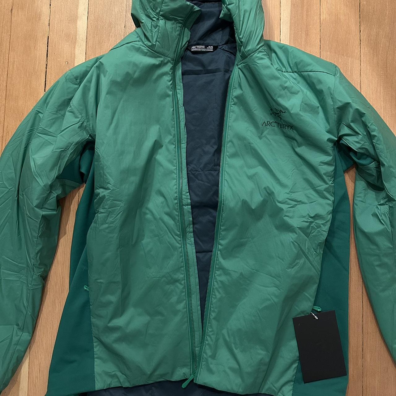 Brand New, Fire Green Rain Jacket/Wind breaker.... - Depop
