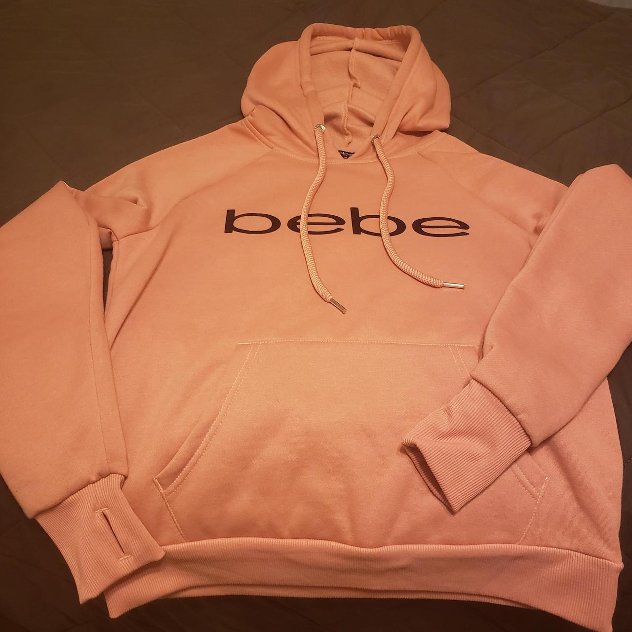 Bebe Sport Logo Hoodie (Original Price 89.00) barely... - Depop