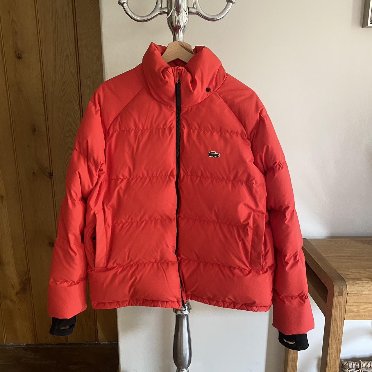 Lacoste Men's Red Coat | Depop