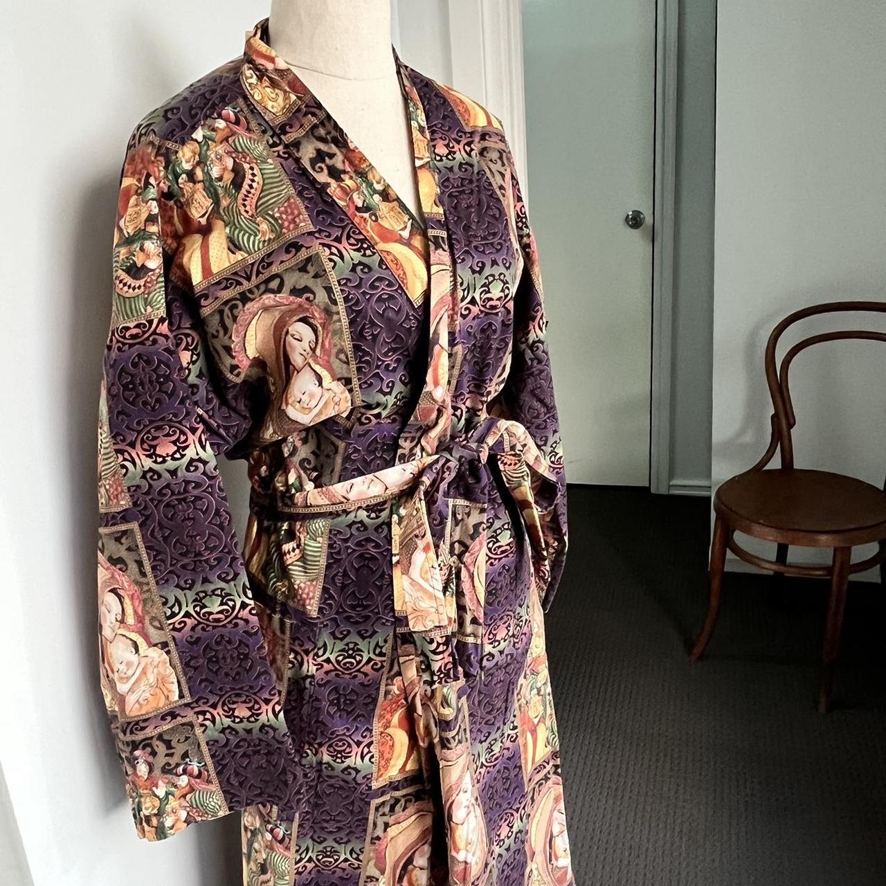 Beautiful handmade vintage robe with a unique... - Depop