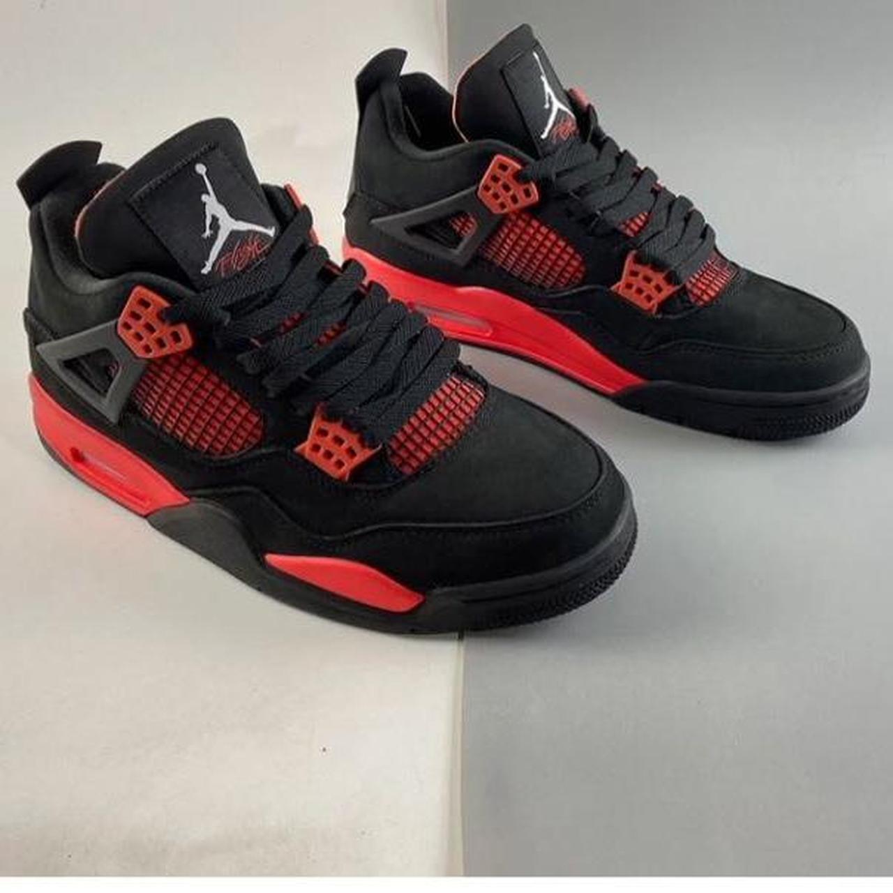 Jordan 4 Red thunders Size 9 - Depop