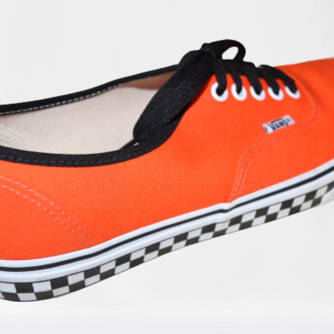 Vans Authentic Customs - Size Men's 11 - Orange with... - Depop