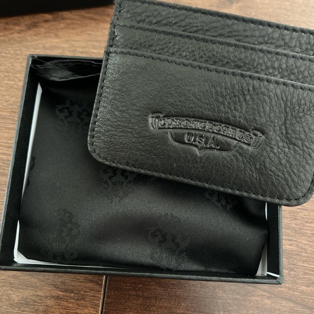 Chrome Hearts Card Holder Black - Depop