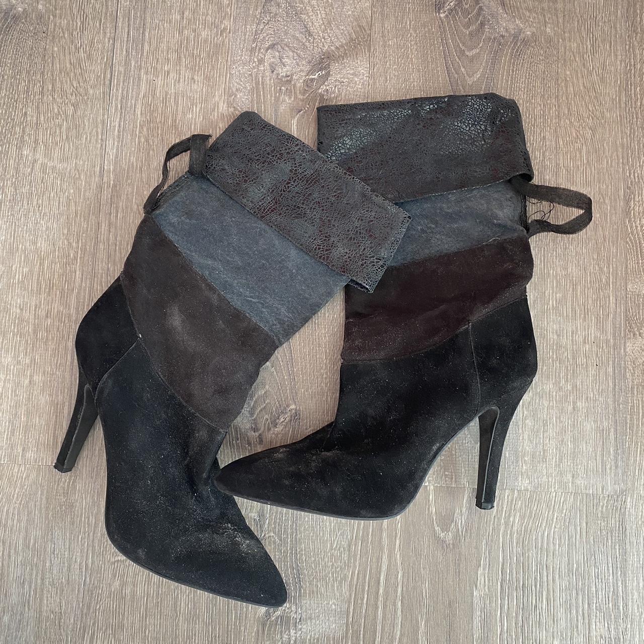 BCB Generation Three Blue Tones Suade Shoes. Size... - Depop