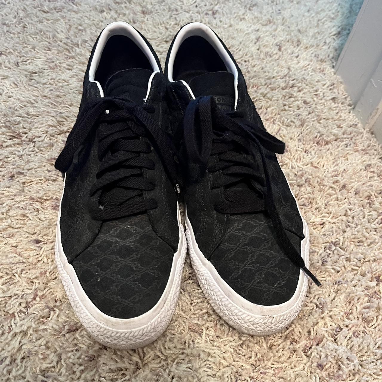 Converse one star pro low bones. Only worn once or... | Depop