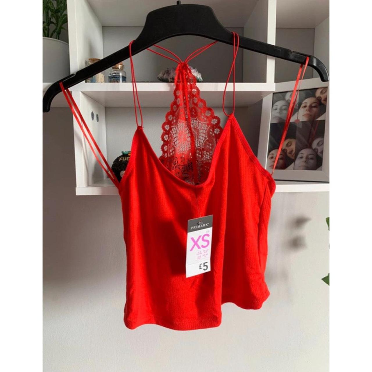 Primark lace back crop top Size xsmall Never been... - Depop