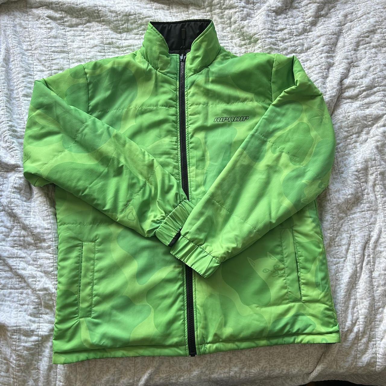 RipNDip reverse zip up jacket super dope designs... - Depop