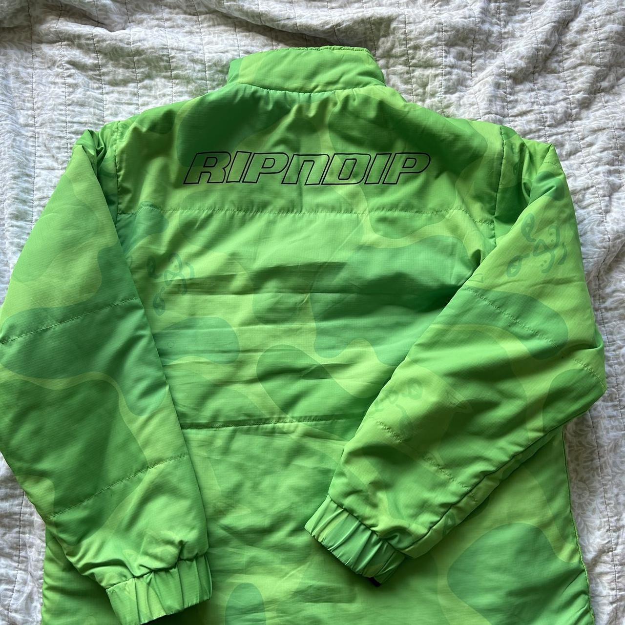 RipNDip reverse zip up jacket super dope designs... - Depop