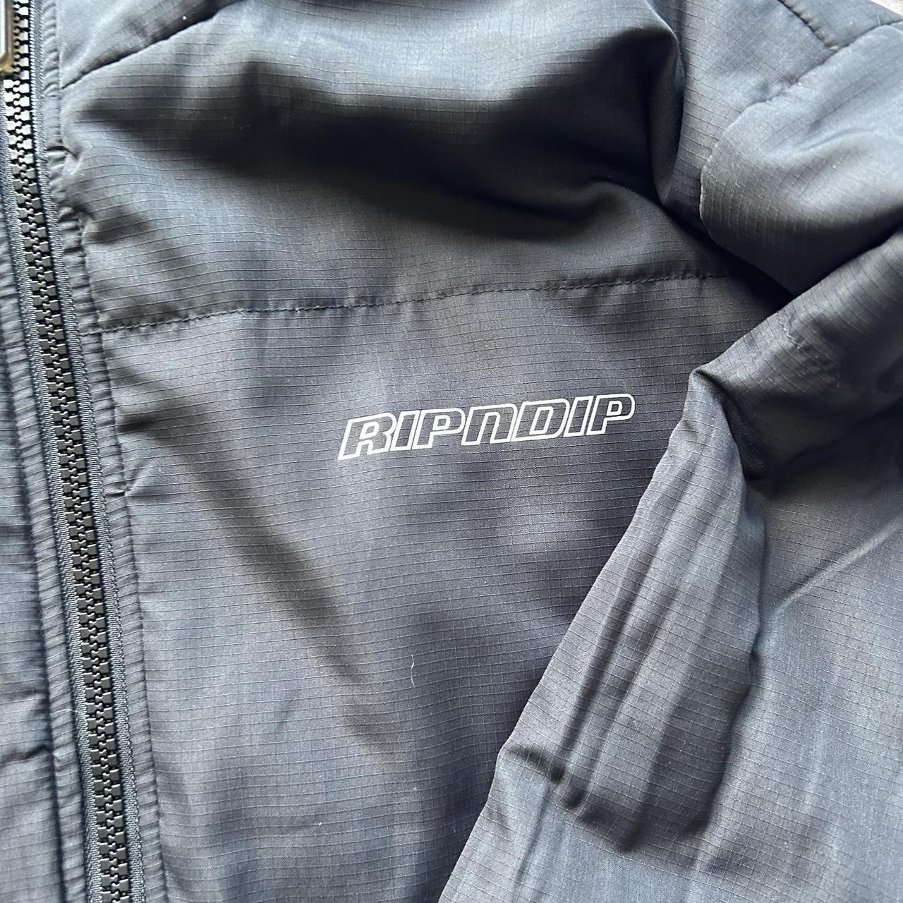 RipNDip reverse zip up jacket super dope designs... - Depop