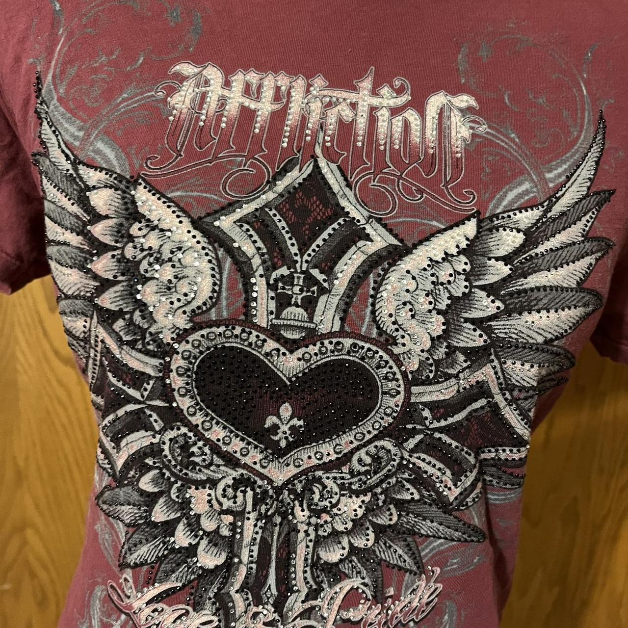 Affliction Women's T-shirt | Depop