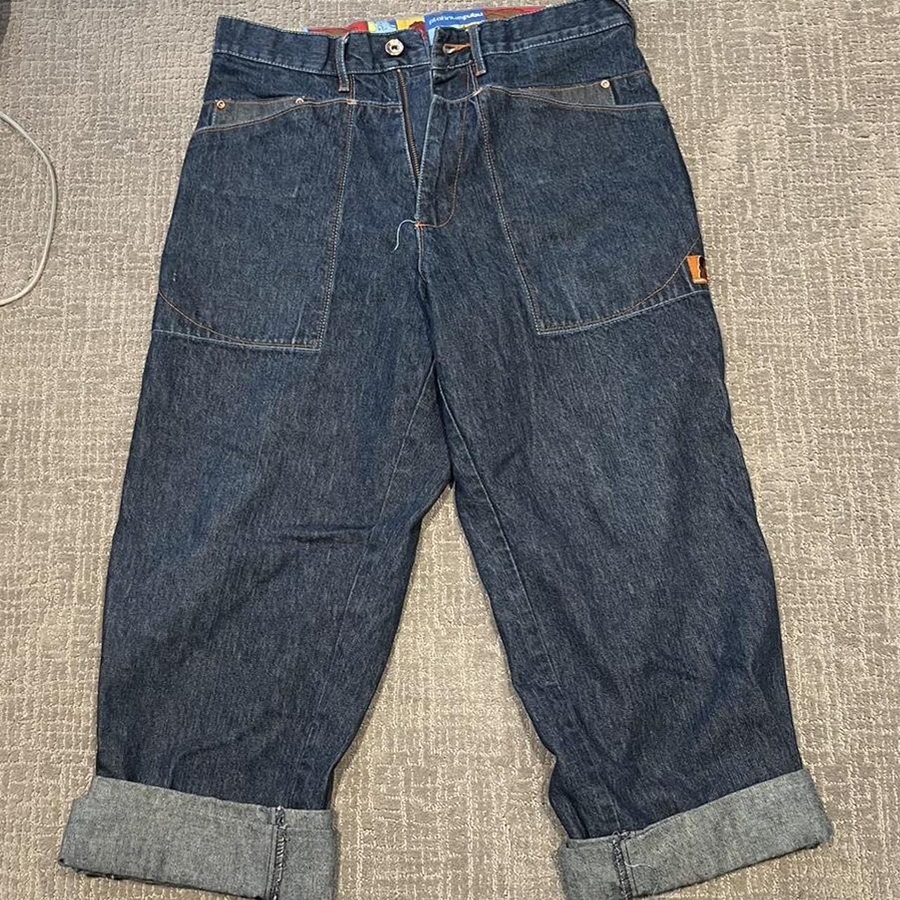 Sick Fubu Fat Albert Jeans - Size 34 - Platinum... - Depop