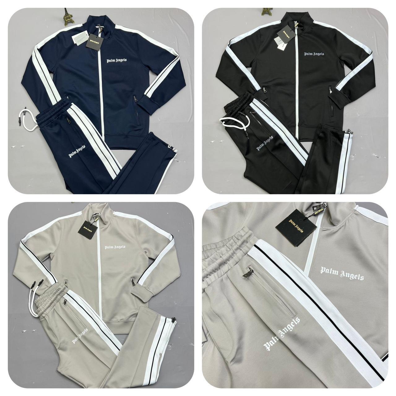 Palm angels tracksuit Colours black / navy /... - Depop