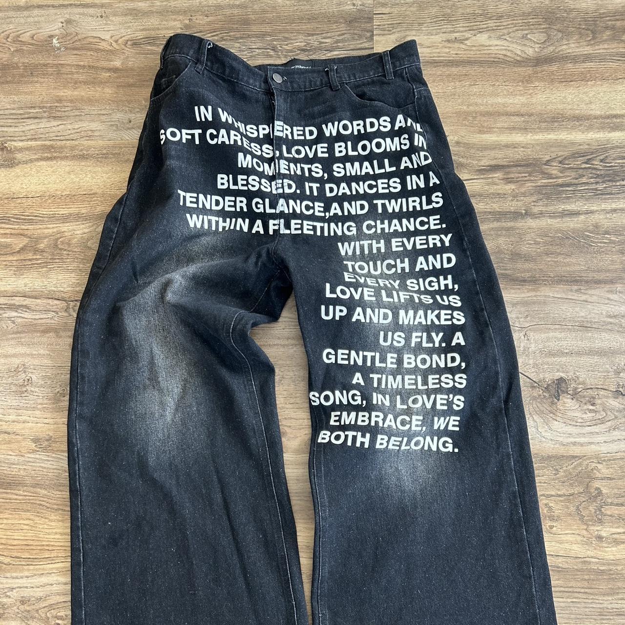 Ihatestars poem jeans Never worn | Depop