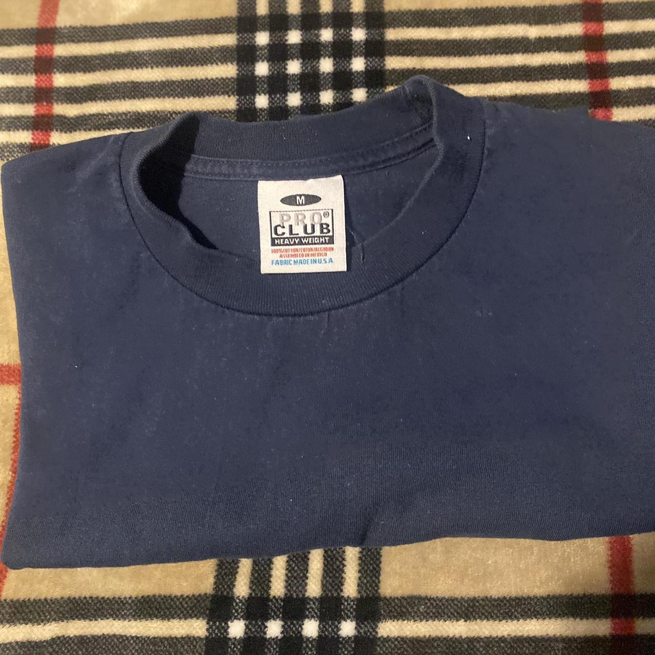 Medium Navy Pro Club Good Condition Worn Once $12 - Depop