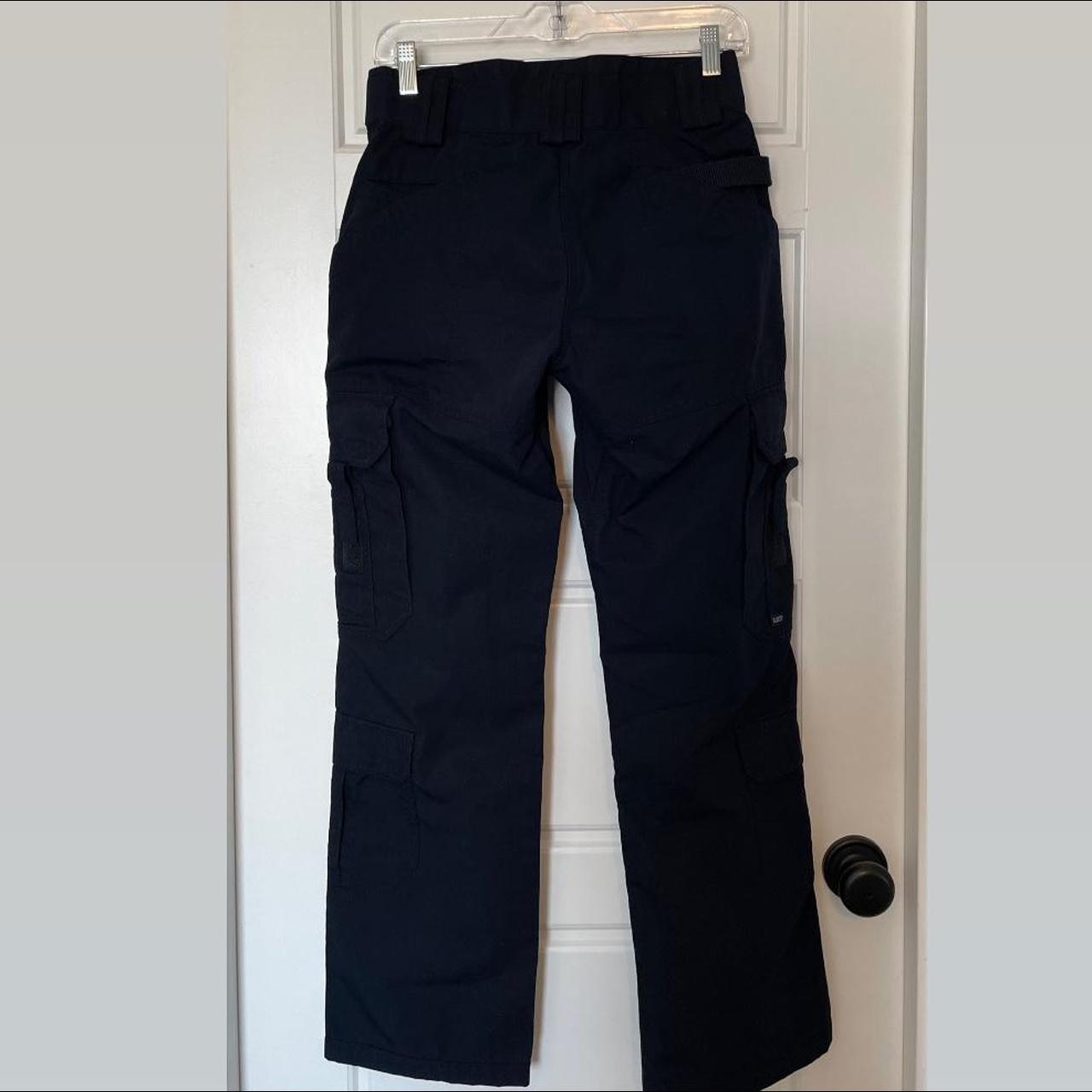5.11 Tactical Women's Navy and Blue Trousers | Depop