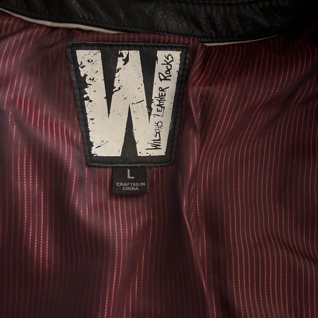 Wilson Def Leppard leather jacket and purse. $100... | Depop