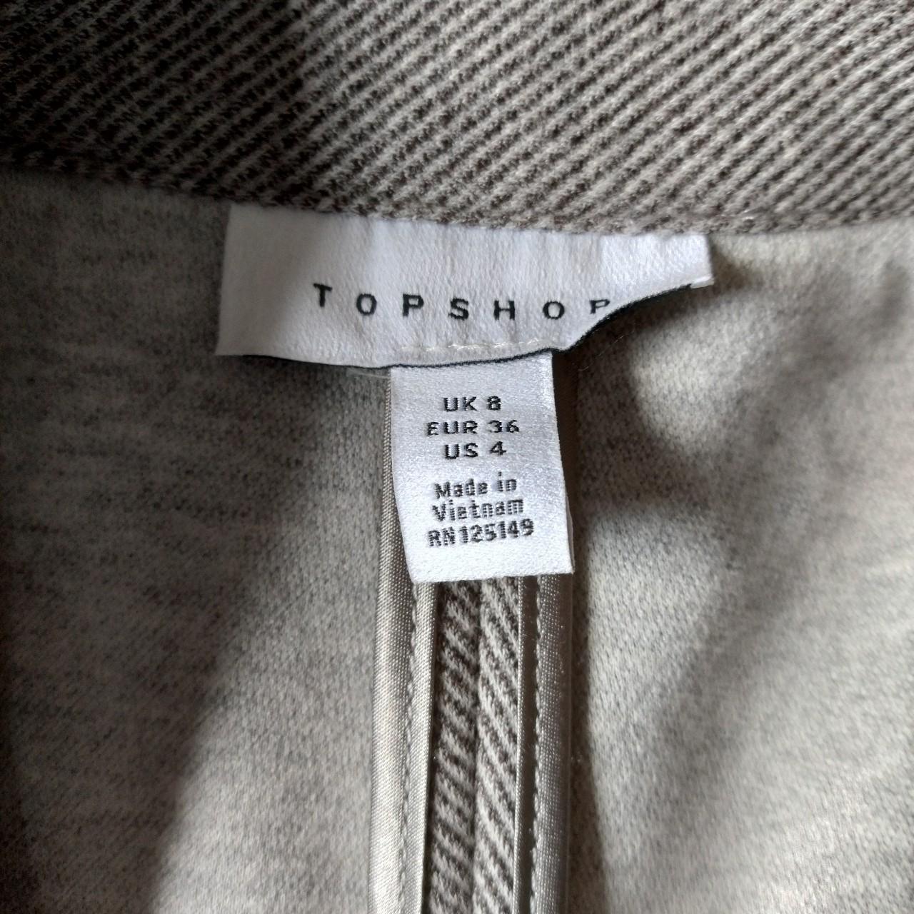 Topshop Grey Blazer. Soft material and comfy to... - Depop