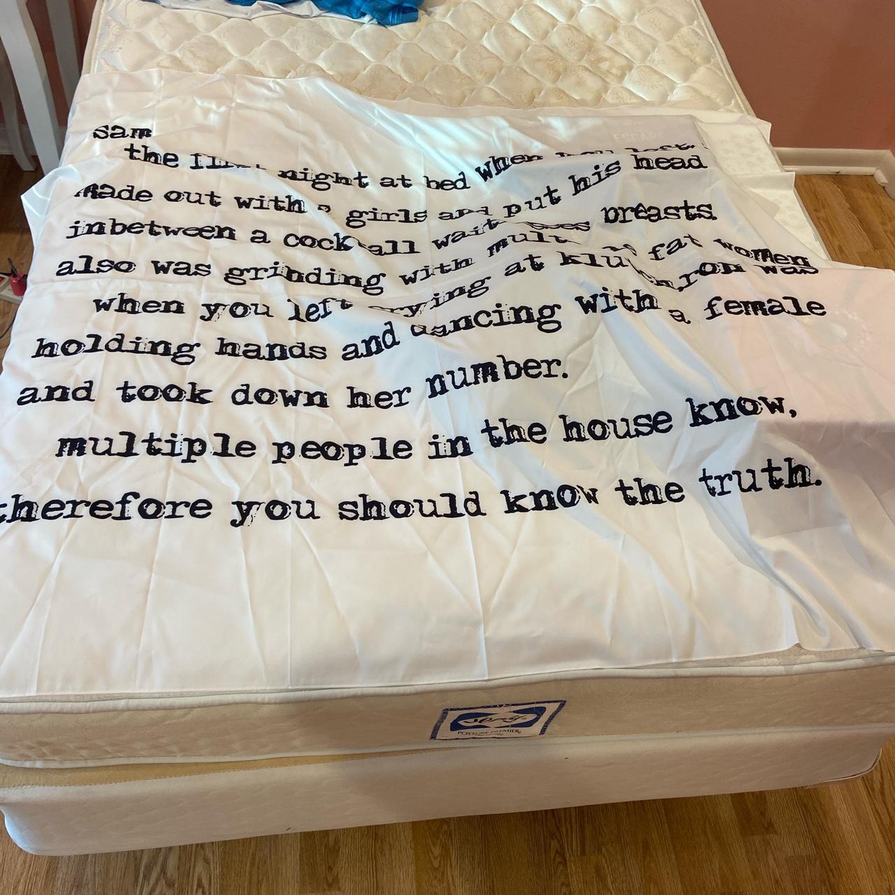 The note written to Sam from snooki and jenni from... - Depop