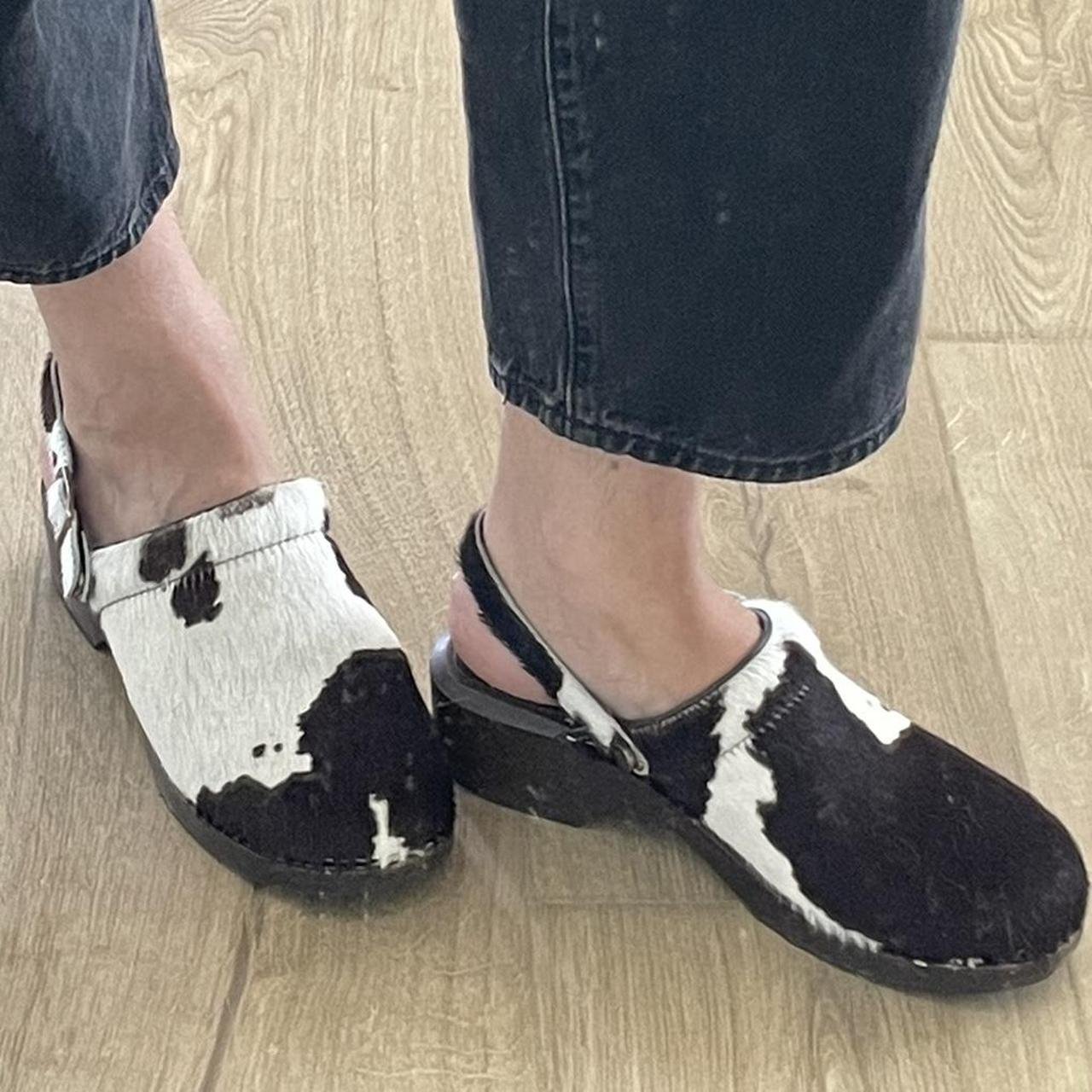 Re/Done clogs with cowhide - Depop