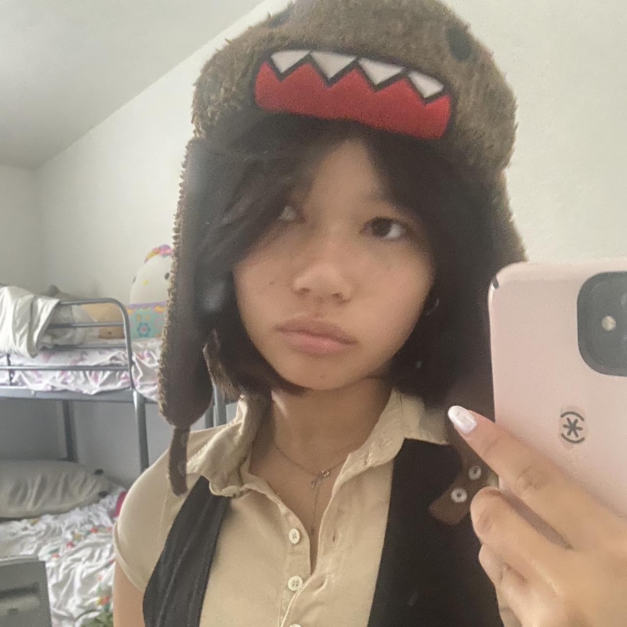 rare domo ushanka hat PM ME YOUR OFFER starting... - Depop