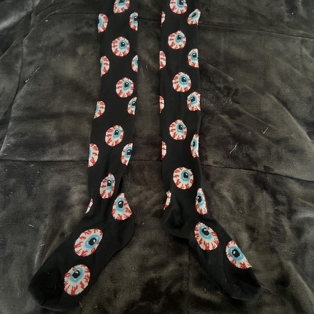 🖤 Thigh eyeball socks from acdc rag 🖤 #thighsocks... - Depop