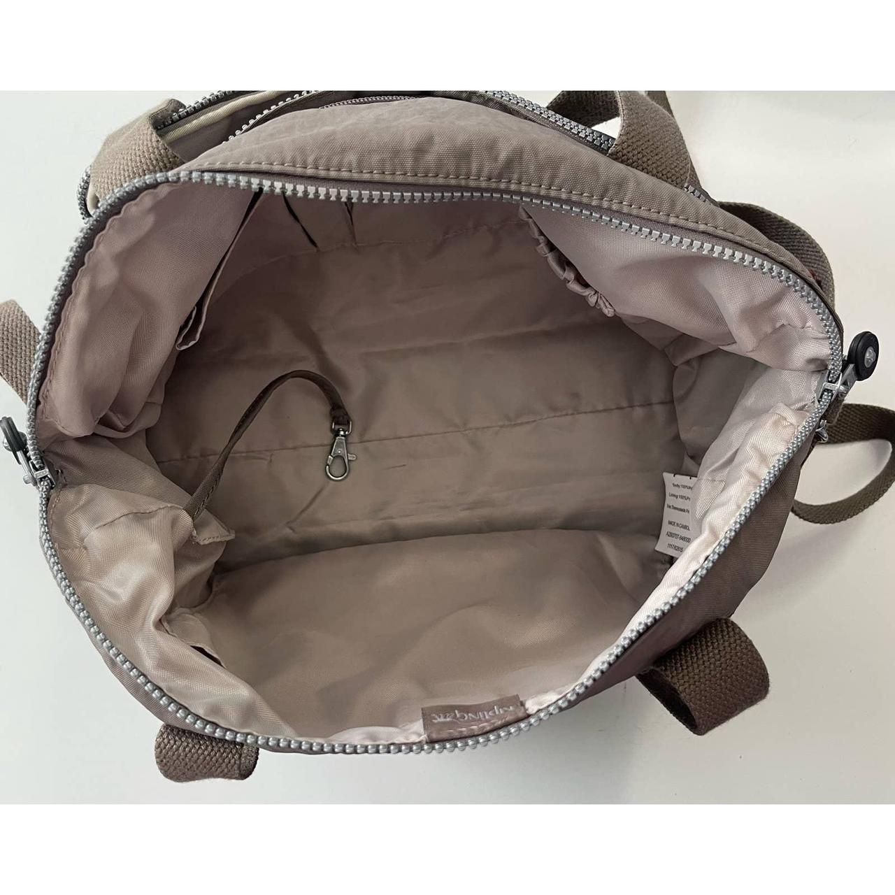 Kipling Brown Joanna Double Handle Satchel Handbag... - Depop