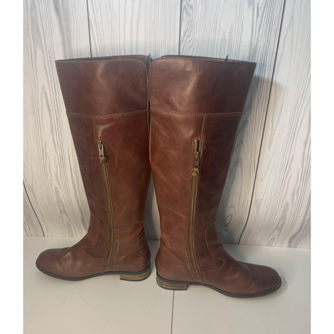 Indigo by Clarks Cogna. Leather Knee High Riding... - Depop