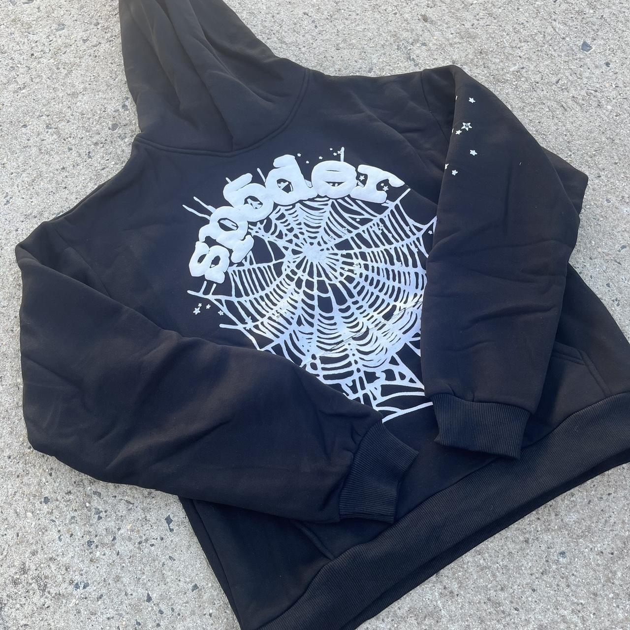 Spider OG Web Black Hoodie Brand New Message me... - Depop