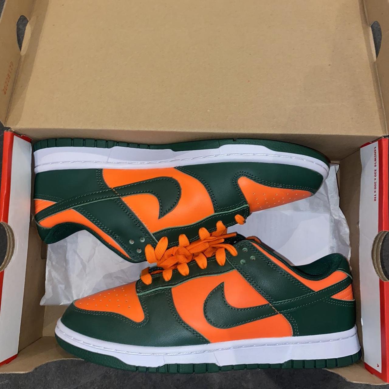 Nike Dunks Miami Hurricane Size 7.5 Brand new - Depop