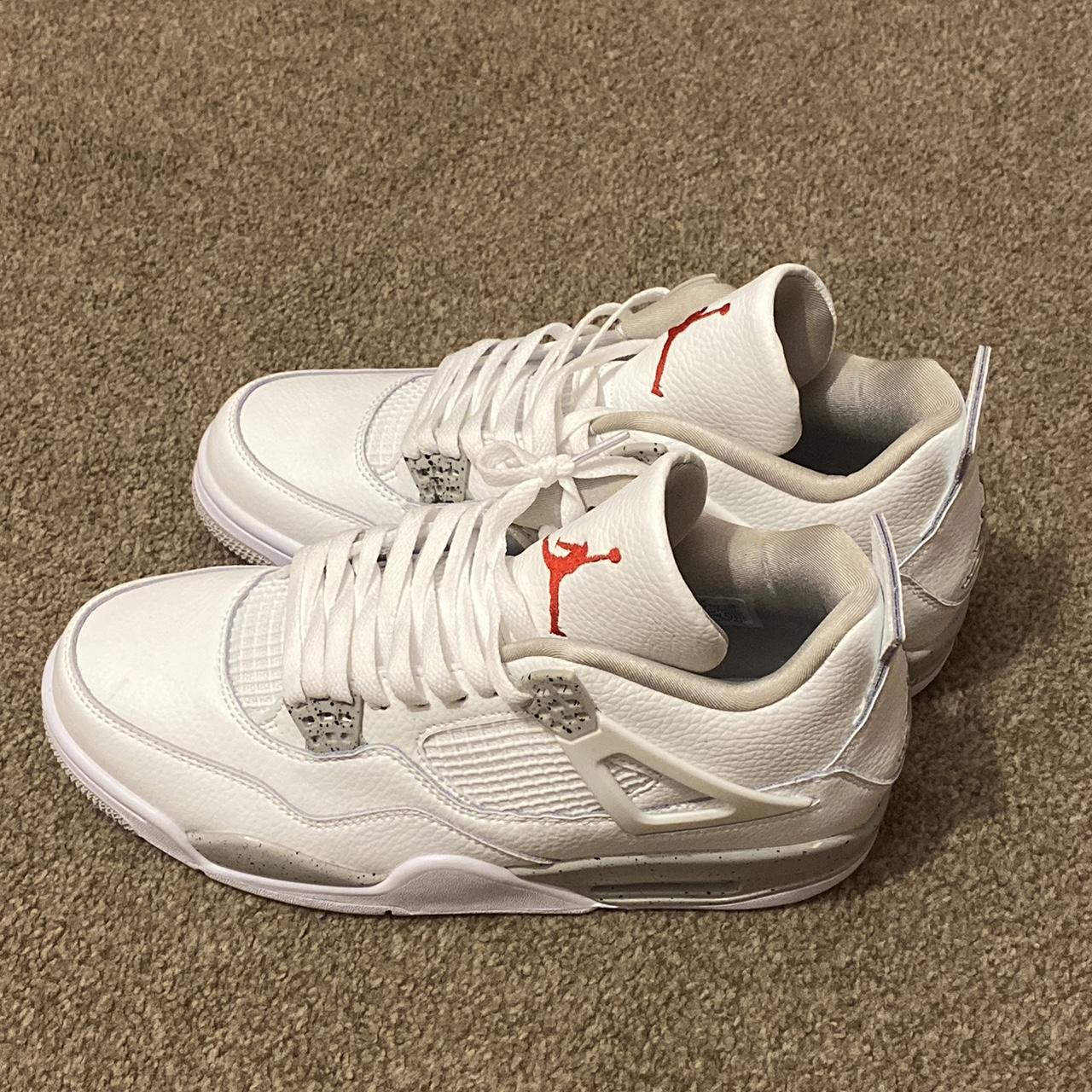 Jordan 4 White oreo Brand New Basketball and... - Depop